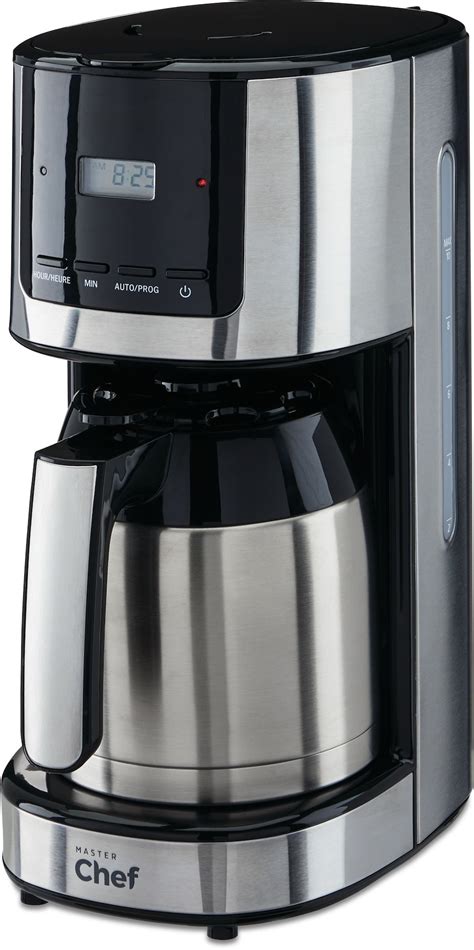 Master Chef Programmable Coffee Maker W Thermal Carafe Black 10 Cups Canadian Tire