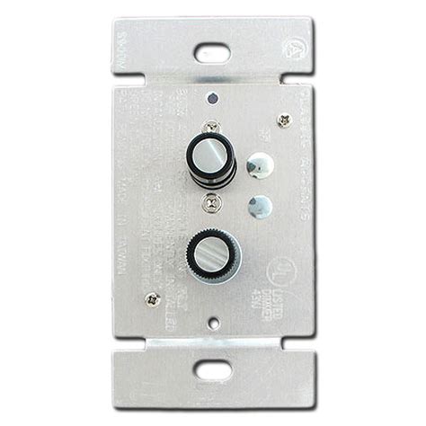 Push Button Light Switch Dimmers Single Pole 600 Watt