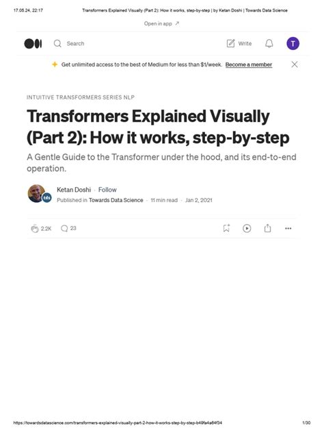Transformers Explained Visually Part 2 How It Works Step By Step