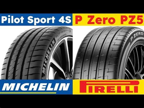 Michelin Pilot Sport 4s Vs Pirelli P Zero Pz5 Youtube