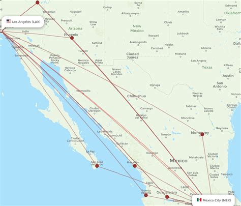 Flights From Los Angeles To Mexico City Lax To Mex Airlines And Best