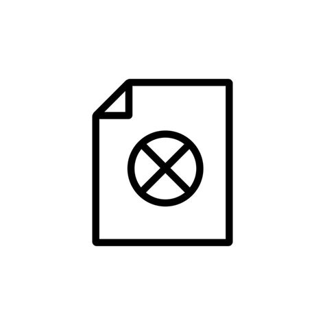 Vector De Vector De Protocolo Ilustración De Símbolo De Contorno