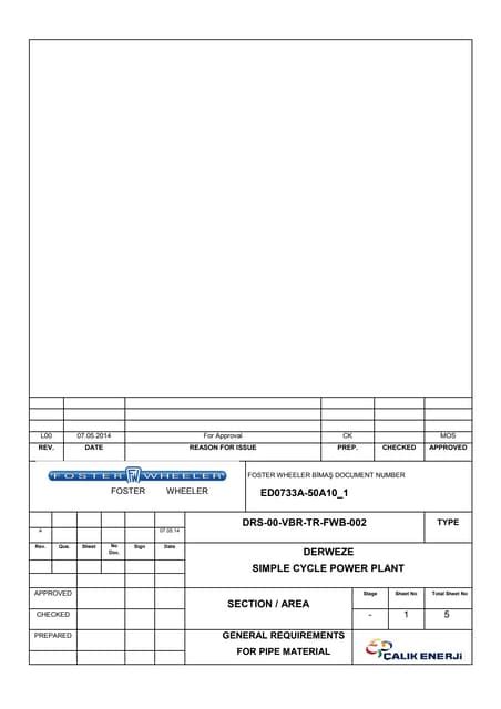 Welder Parameter Sheet Doc