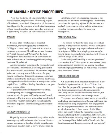 Procedures Manual