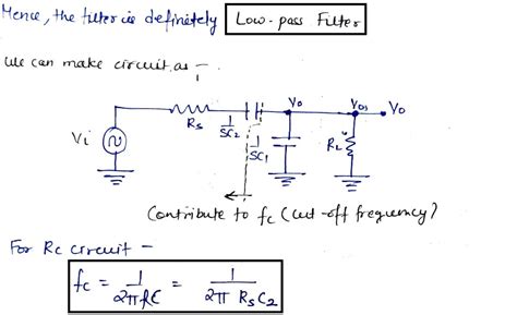 Solved Please Solve This Op Amp Filter Problem 3 Op Amp Filters
