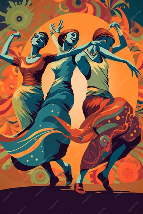 Premium Ai Image There Are Three Women That Are Dancing In The Sun