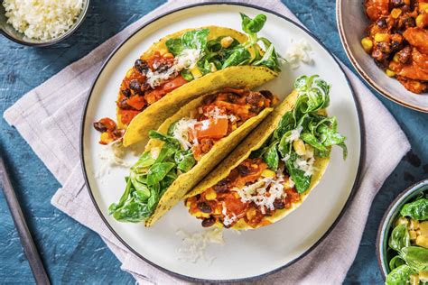 Tacos Mexicains Aux Haricots Recette Hellofresh