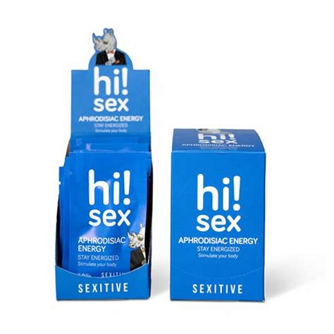 Hi Sex Aphrodisiac Energy 10 BlÍster X 2 CÁpsulas Caja Exhibidora Sexitive
