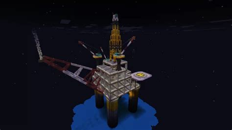 Oil Rig In Minecraft Super Mega Ultra Duper Cool Minecraft Map