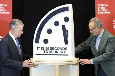 Doomsday Clock Moves One Second Closer To Catastrophe The New York Times