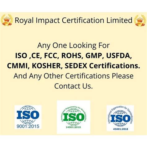 Ce Certification For Machinery Directive 2006 42 Ec At 125000 00 Inr In