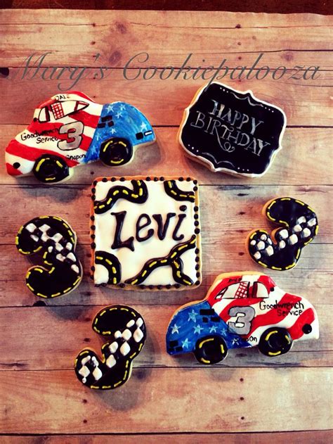 Decorated Dale Earnhardt Cookies Nascar Racing Birthday 3rd