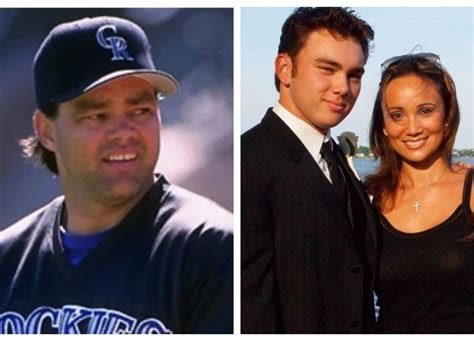 Dante Bichette Wife Mariana And Son Bo Bichette Players Bio