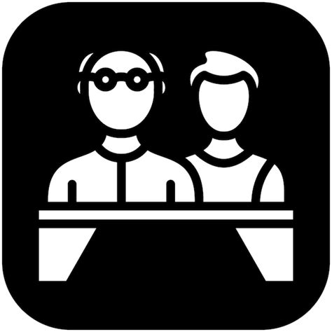 Premium Vector Generation Gap Bridge Vector Icon Illustration Of