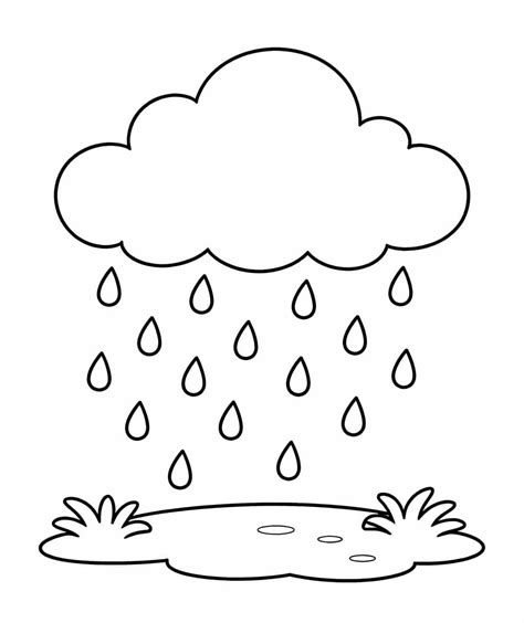 Regen Kleurplaten Kinderen Kleurplaat