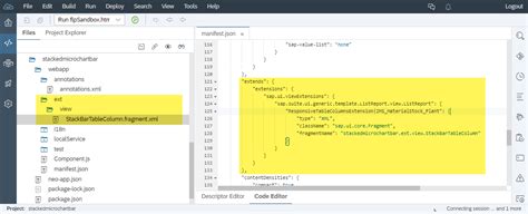 Fiori Elements Stacked Bar Micro Chart In List Report Erp Qanda