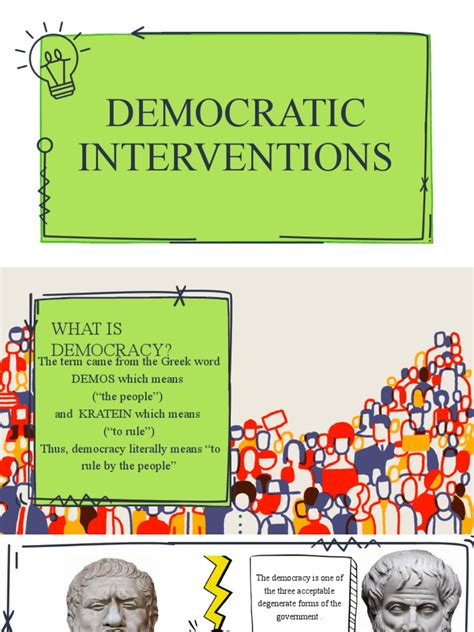 Democratic Intervention Pdf Political Ideologies Democracy