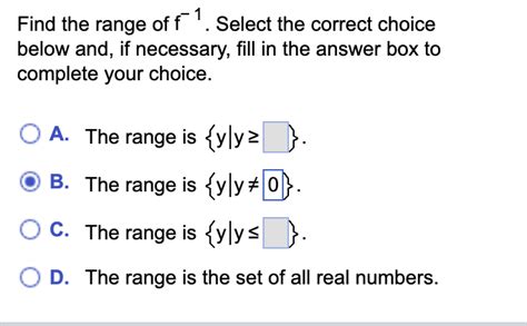Solved The Function F X −x7 Is One To One A Find The