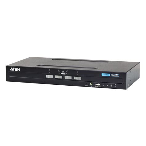 Aten 4 Port Usb Displayport Secure Kvm Switch With Cac Psd Pp V4 0