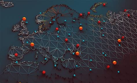 Premium Photo World Map And Networking