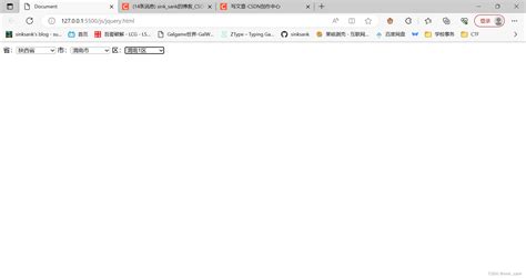 使用jquery和ajax动态加载json数据构建下拉菜单 Csdn博客