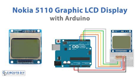 interface nokia 5110 graphic lcd display with arduino