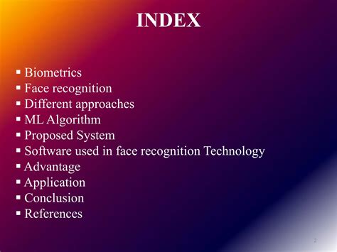 Face Recognition Technology Pptx Computing Technology And Computing