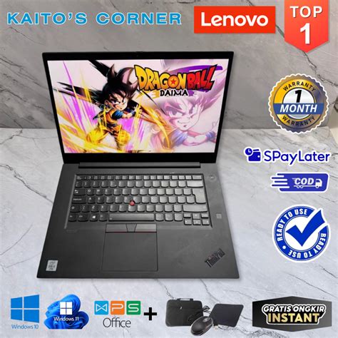 Jual Bekas Laptop Lenovo Thinkpad X EXTREME GEN VGA Layar Inch MULUS Cocok Buat