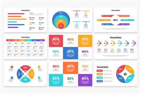 visual data graphs incl visual and analysis envato