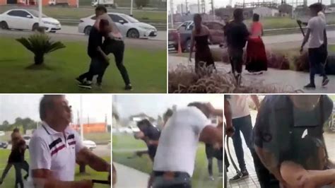 Brutal Pelea Entre Dos Familias De La Comunidad Gitana Se Agarraron A Cuchillazos Y Cintazos En
