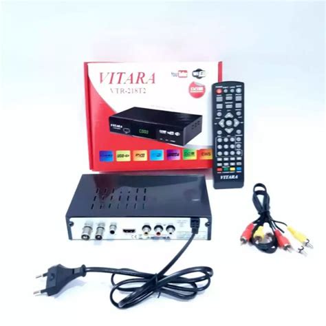 Jual Set Top Boxstb Dvb T2 Vitara Vtr 218t2receiver Tv Digitaluntuk