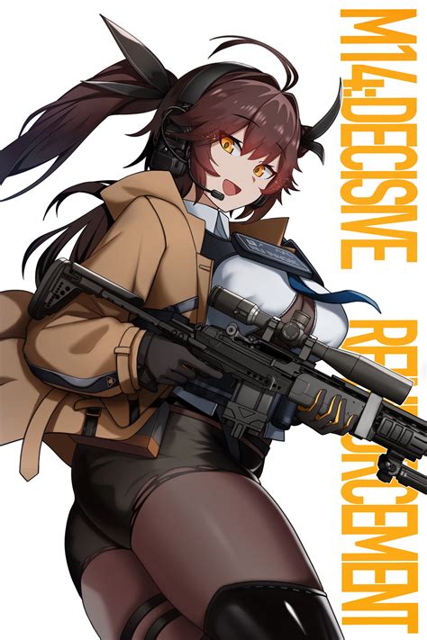 M14 Girls Frontline Drawn By Cerolast2stage Danbooru