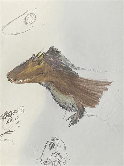 Cant Stop Drawing My T Rex Oc Rfurry
