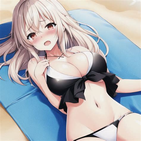 Beach Anime Girl By Somerandomartistx On Deviantart