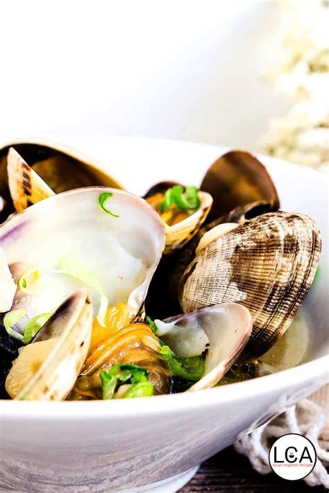 White Wine Steamed Manila Clams 10 Minutes