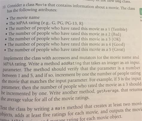 Solved 7 Repeat Programming Project 10 From Chapter 5 But