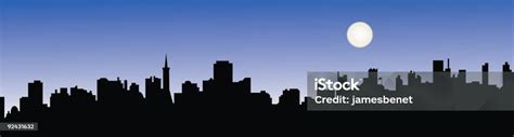 Generic Skyline Stock Illustration Download Image Now Built