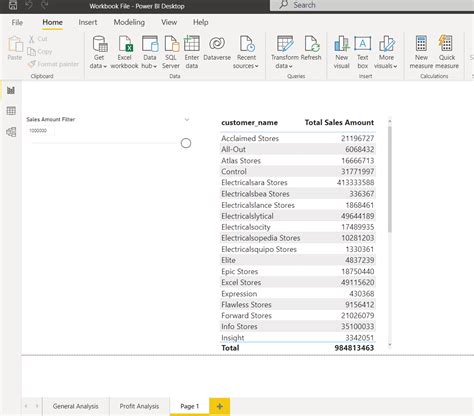 powerbi how to filter the table values based upon a what if parameter