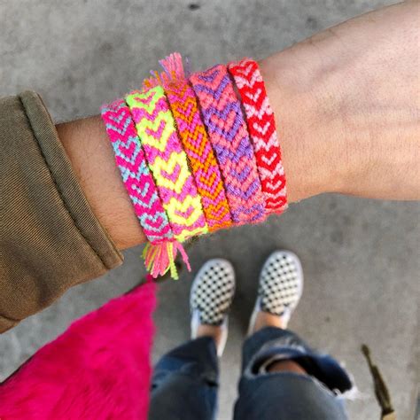 Diy Heart Friendship Bracelets
