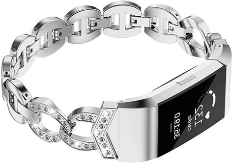 Wearlizer Compatible With Charge 2 Bands Metal Replacement Charge Hr 2