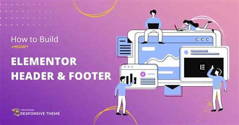 how to build a custom header footer in elementor for your website