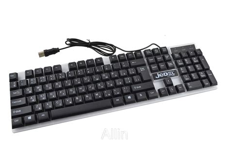 Клавіатура з підсвіткою JEDEL K500+ White (95584) LL, ціна 392.98 грн ...