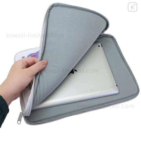 Japan Pokemon Tablet Case Pikachu White And Grey Kawaii Limited