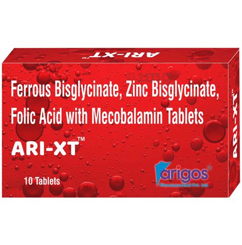 Ari Xt Tablet Buy Strip Of 10 0 Tablets At Best Price In India 1mg