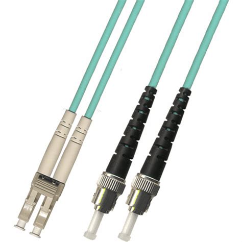 40m Lc St Duplex Multimode Fiber Optic Cable 50125 10 Gigabit Lszh 1