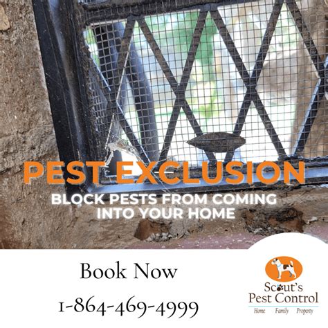Pest Exclusion Is Needed All Year Round To Exclude Pests