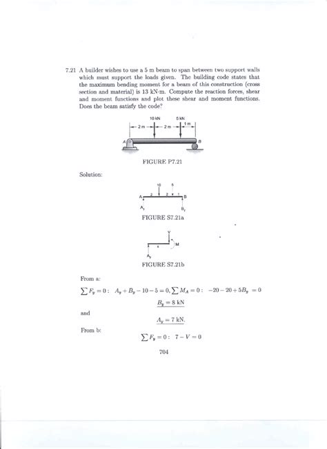 Solutions For Assignment 6 Statics Me 221 Docsity