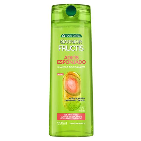 Shampoo Disciplinante Fructis Adiós Esponjado Garnier Chile