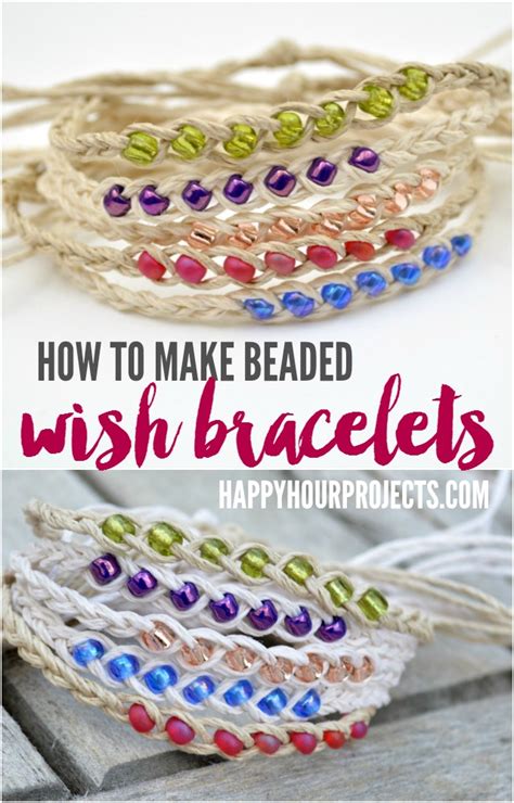 Wish Bracelets Happy Hour Projects
