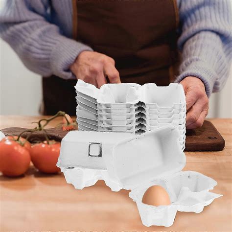 24pcs Paper Pulp Egg Boxes Protective Egg Case Empty Egg Bulk Carton
